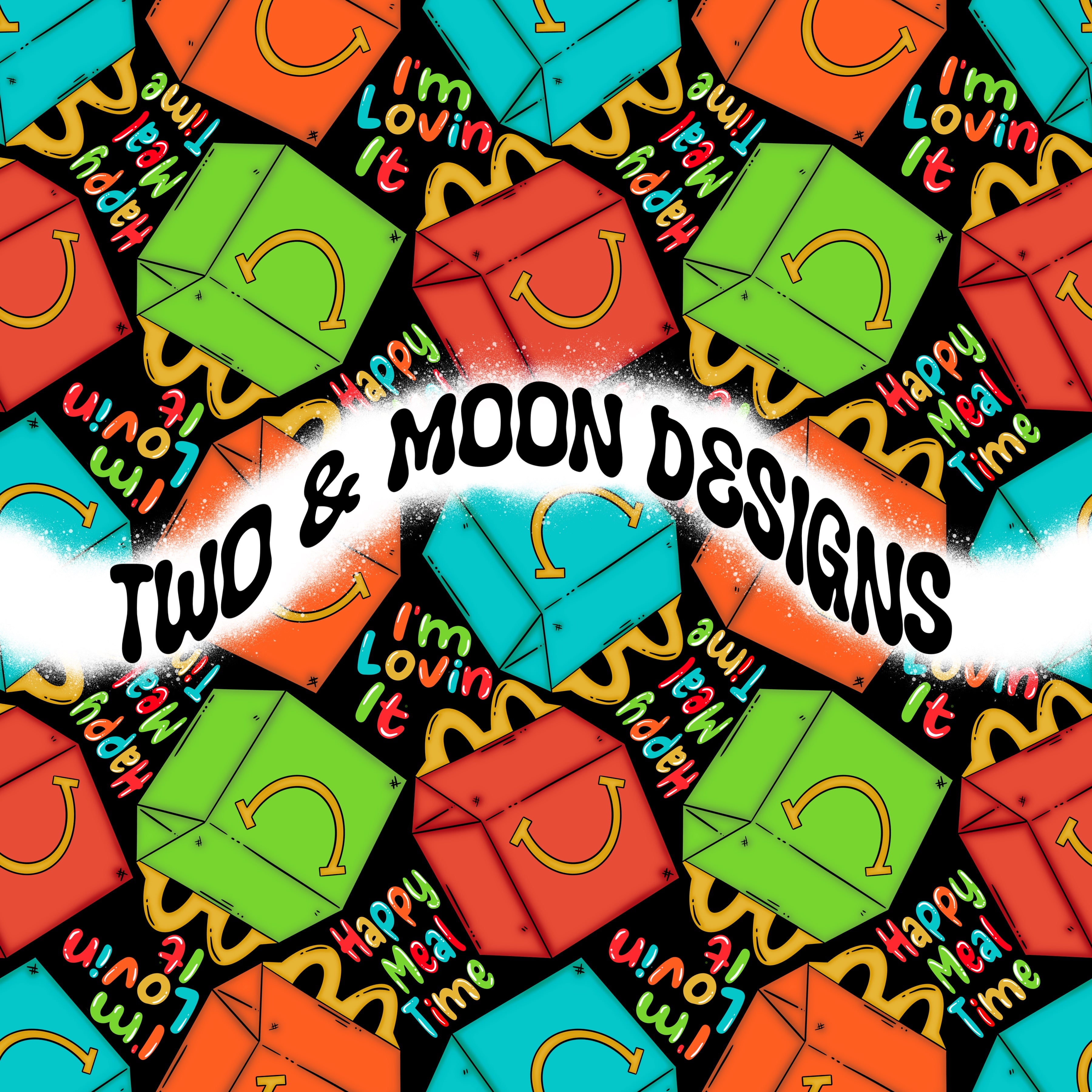 Happy meal time black – TwoAndMoonsDesigns