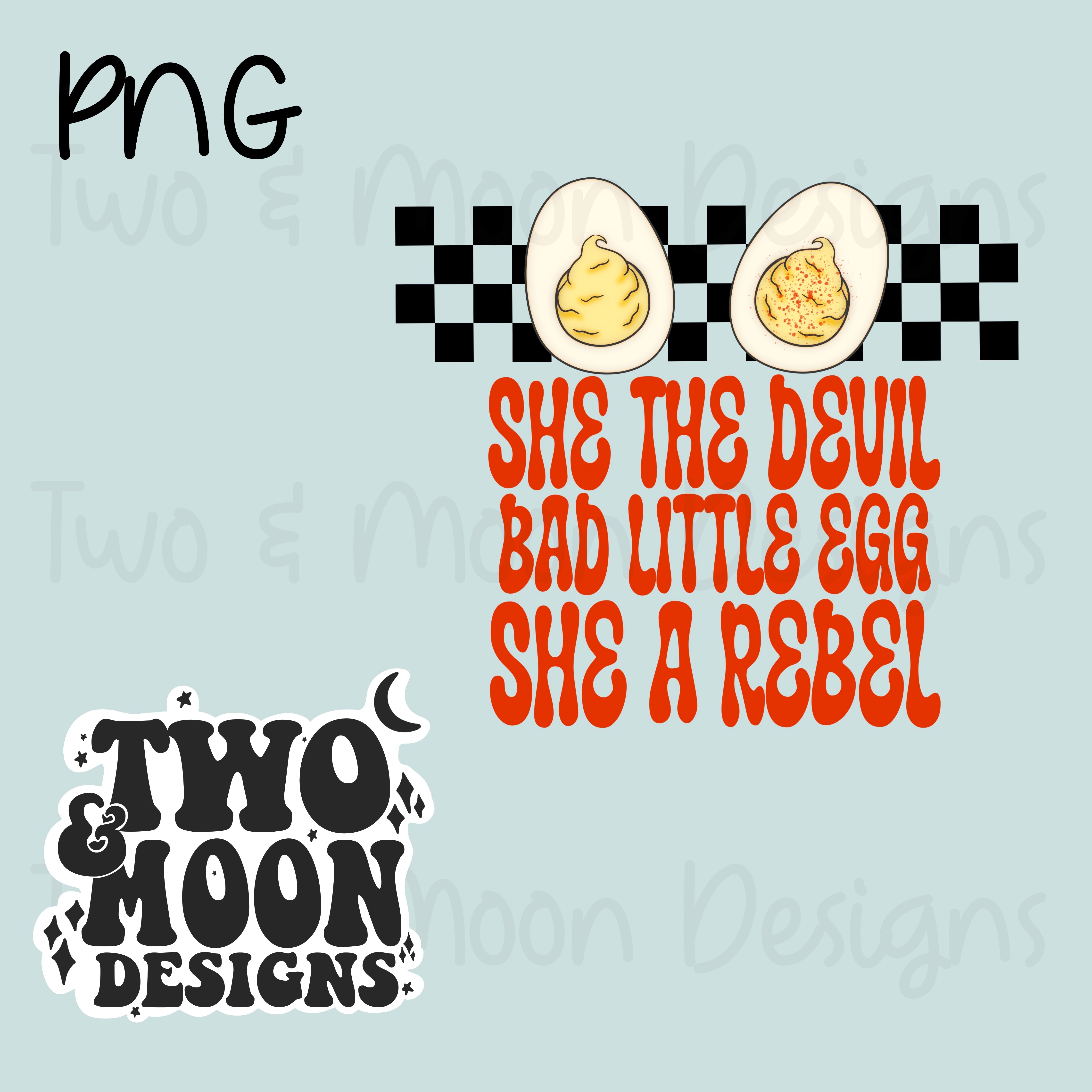 Rebel devil egg png – TwoAndMoonsDesigns