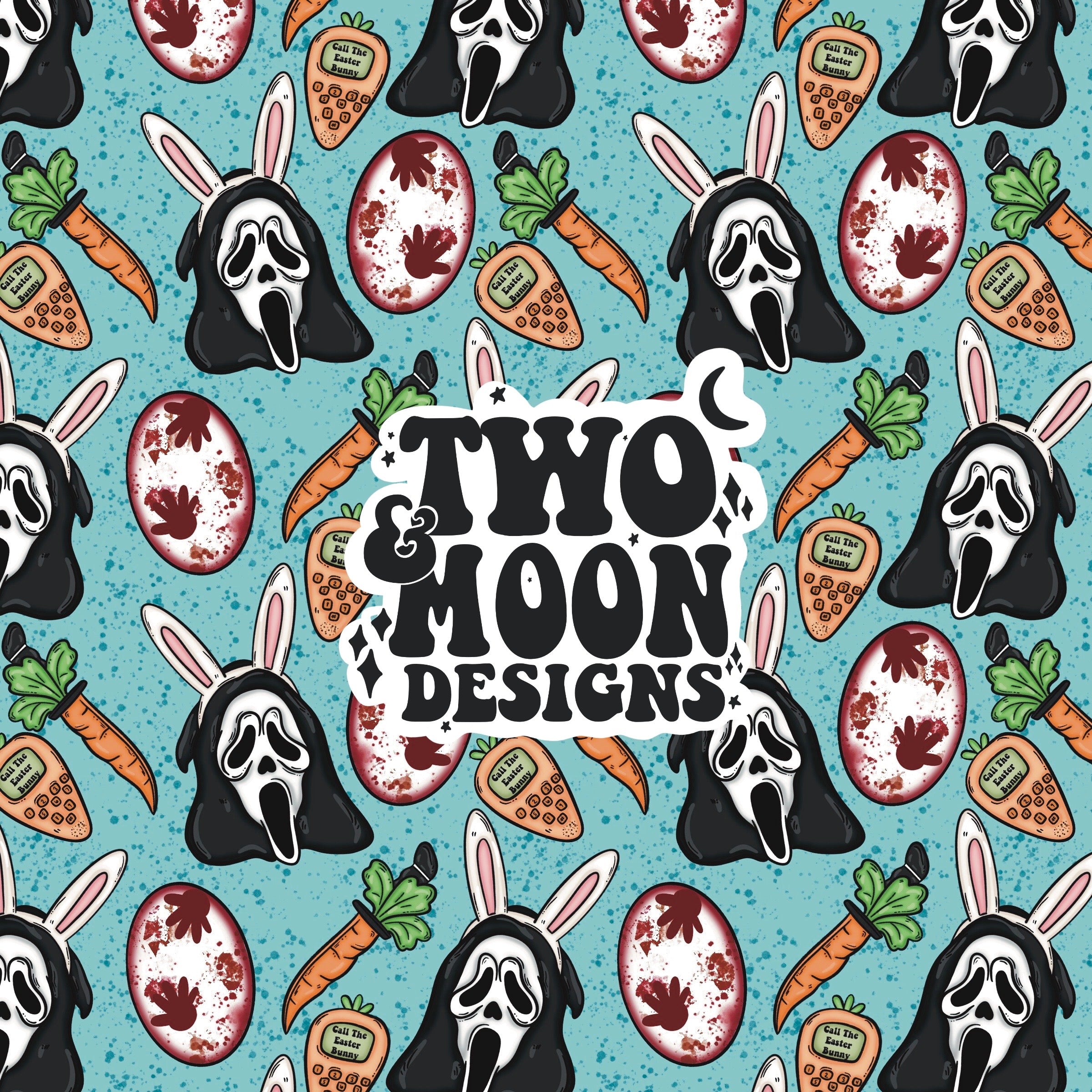Easter Horror blue – TwoAndMoonsDesigns